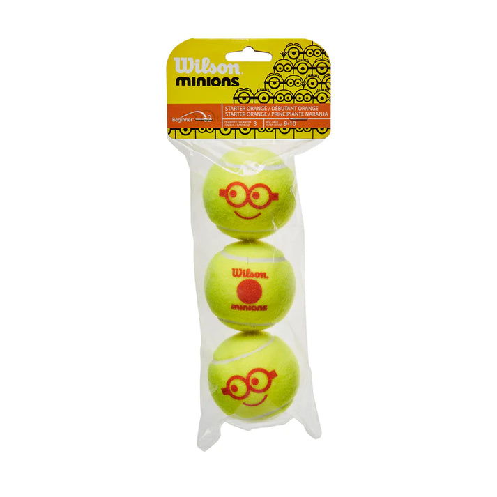 STAGE 2 MINIONS 3-BALL CAN TENNIS BALLS – WilsonME